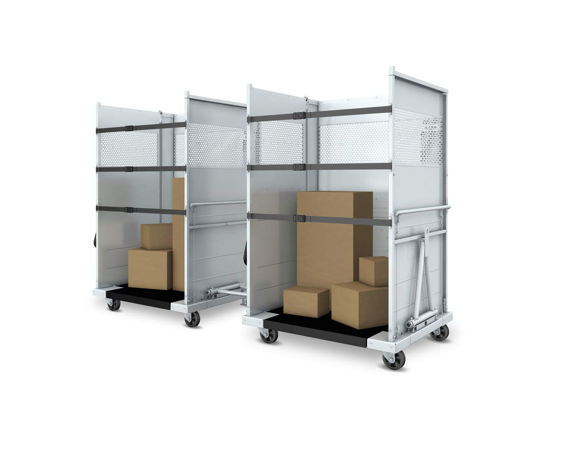 Paketrollbehälter für Routenzug | Wanzl