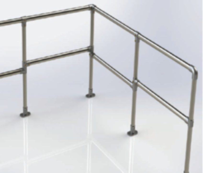 Easy Clamp Barrier Rail | Wanzl